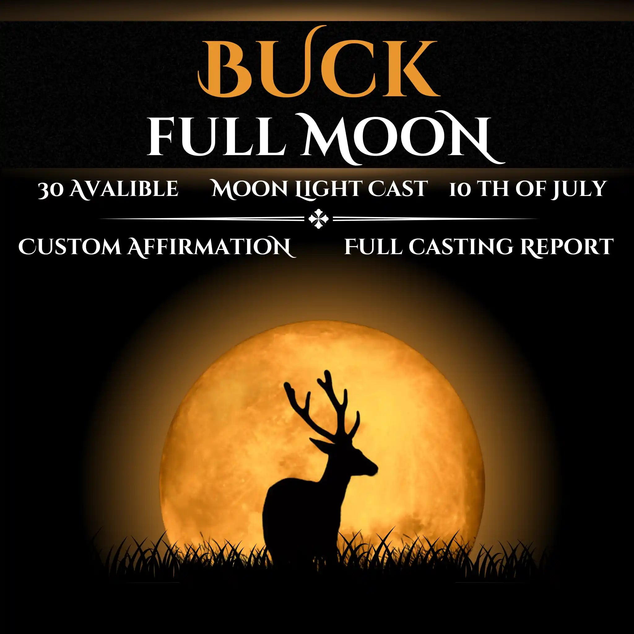 Buck Full Moon – Wildwood Witch By Freya