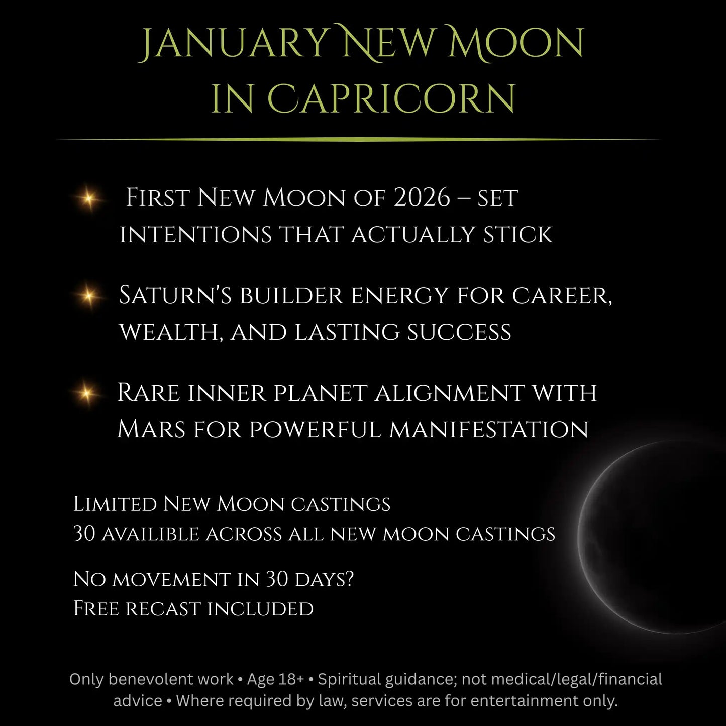 January New Moon Open Communication Clarity Spell – Wildwood Witch By Freya